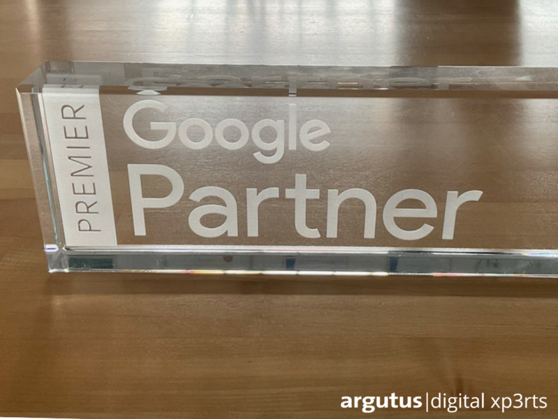 Wir sind wieder Google Premium-Partner: argutus